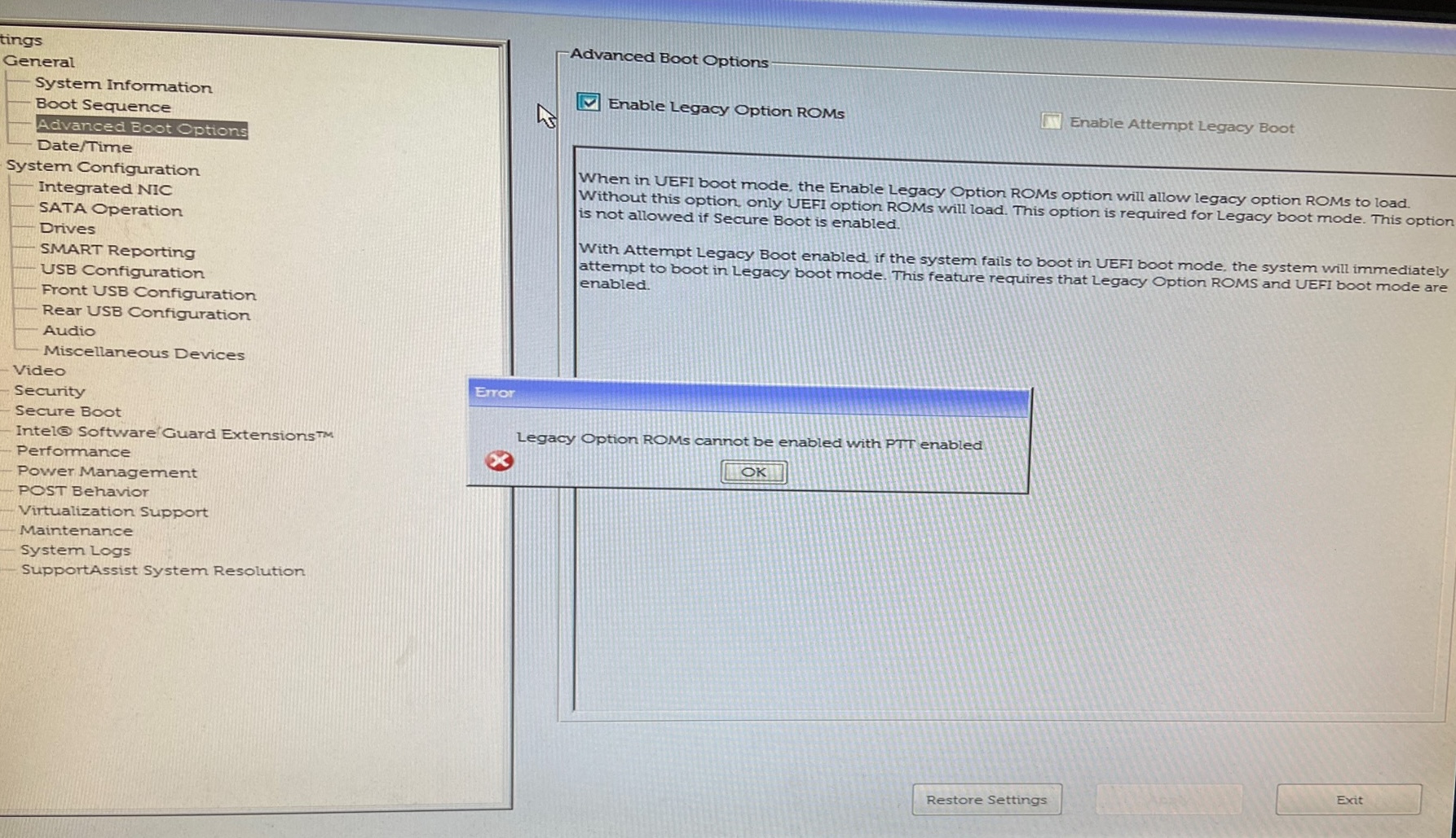 レガシーブートへの変更につまづく | エス・プロ